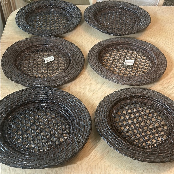 Centrum | Dining | Centrum 3 Rattan Charger Plate 6 | Poshmark